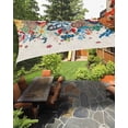 Boho Floral Sun Shade Sail 12'X16' Abstract Bohemian Bloom Flower ...