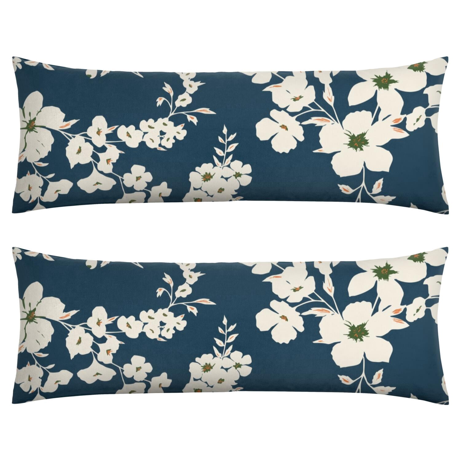 Boho Floral Throw Pillow Cover – Abstract Floral Watercolor, Artistic ...