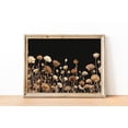 Boho Floral Wall Art Neutral Wildflowers Field Dark Botanical Decor ...