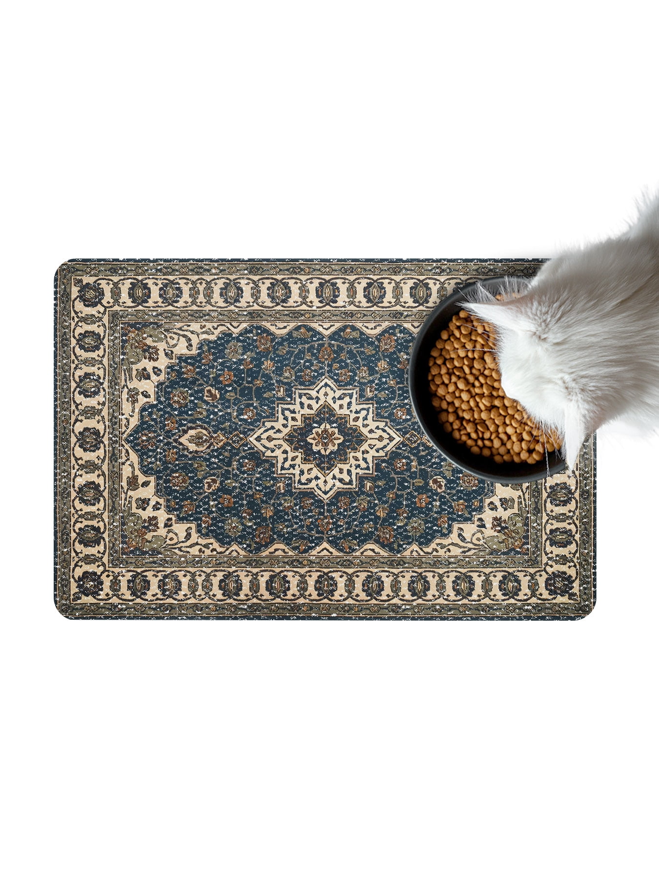 Boho Flower Doormat Non Slip Diatomaceous Earth Door Mat Absorbent ...