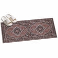 Boho Flower Runner Rugs 2x6ft Red Bohemia Geometric Tribal Ethnic Style ...