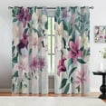 Boho Flowers Blackout Curtains for Girls Boys Home Decor, Abstract ...
