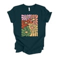 Boho Flowers Tee: Abstract Daisy Design - Unisex Shirt - Walmart.com