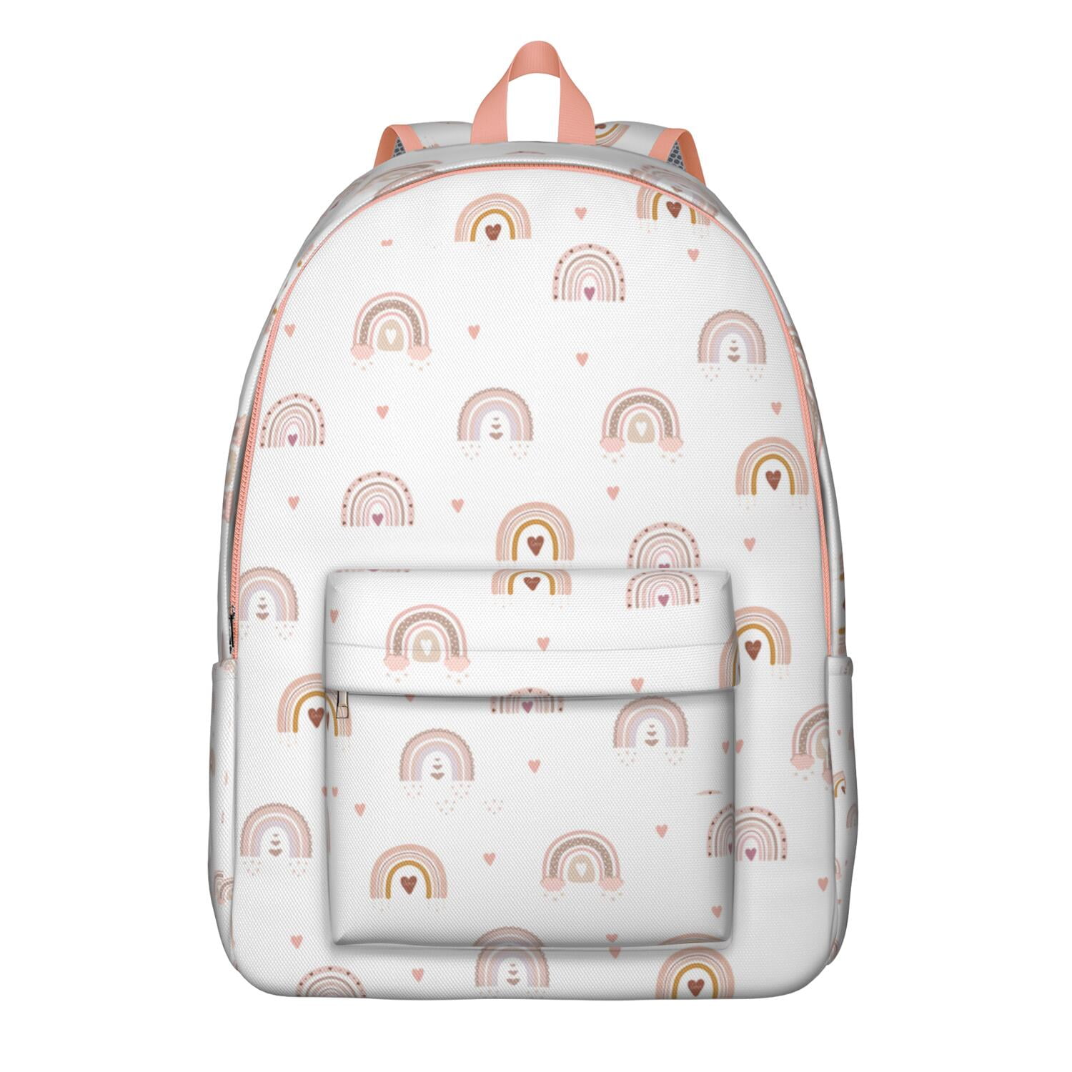 Boho Folk Style School Backpack, Water-Resistant and Lightweight Laptop ...