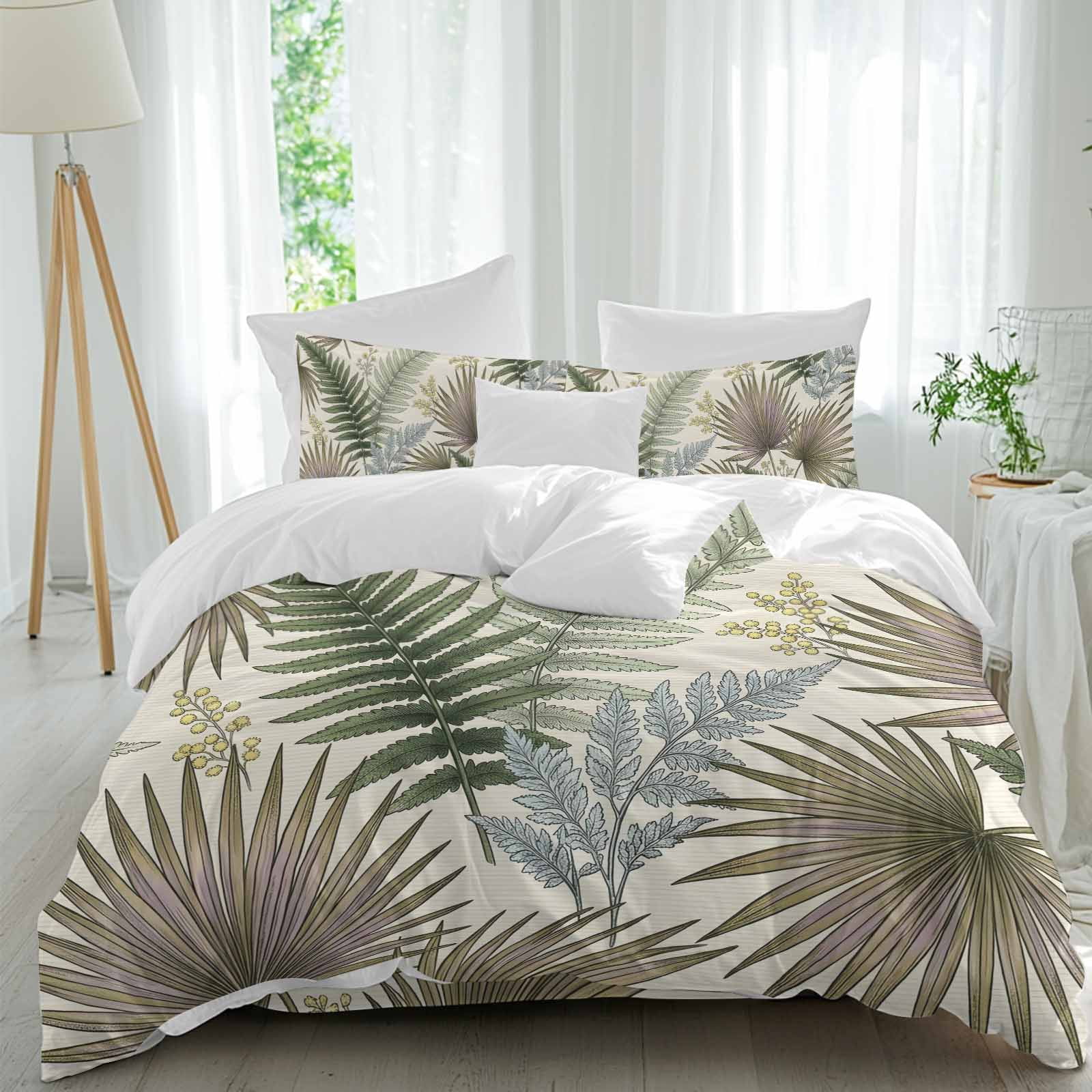 Boho Forest Bedding Duvet Cover Set California King Size 4 Pieces ...