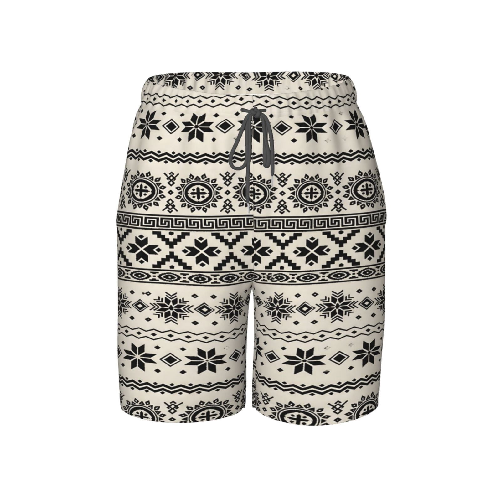 Boho Geometric Beach Pants Lightweight Teen Shorts with Mesh Lining and ...