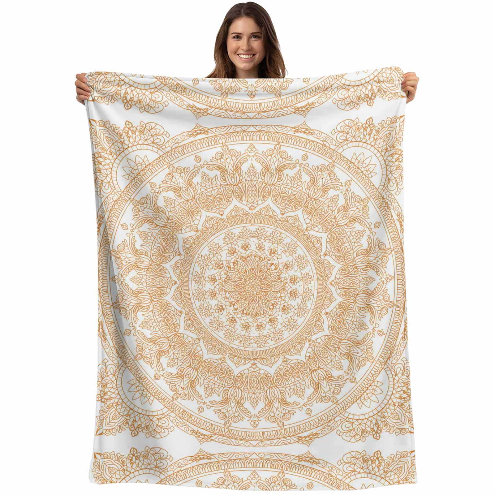 Boho Geometric Blanket Soft Cozy Warm Throw Blanket for Couch, Plush ...