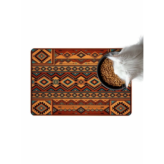 Boho Geometric Doormat Non Slip Diatomaceous Earth Door Mat Absorbent ...