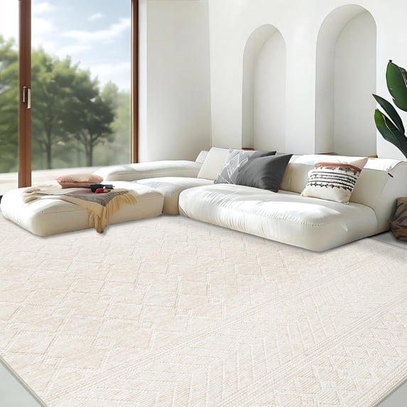 Boho Geometric Runner Rug 2x7, Washable Long Kitchen Hallway Rug, Soft ...