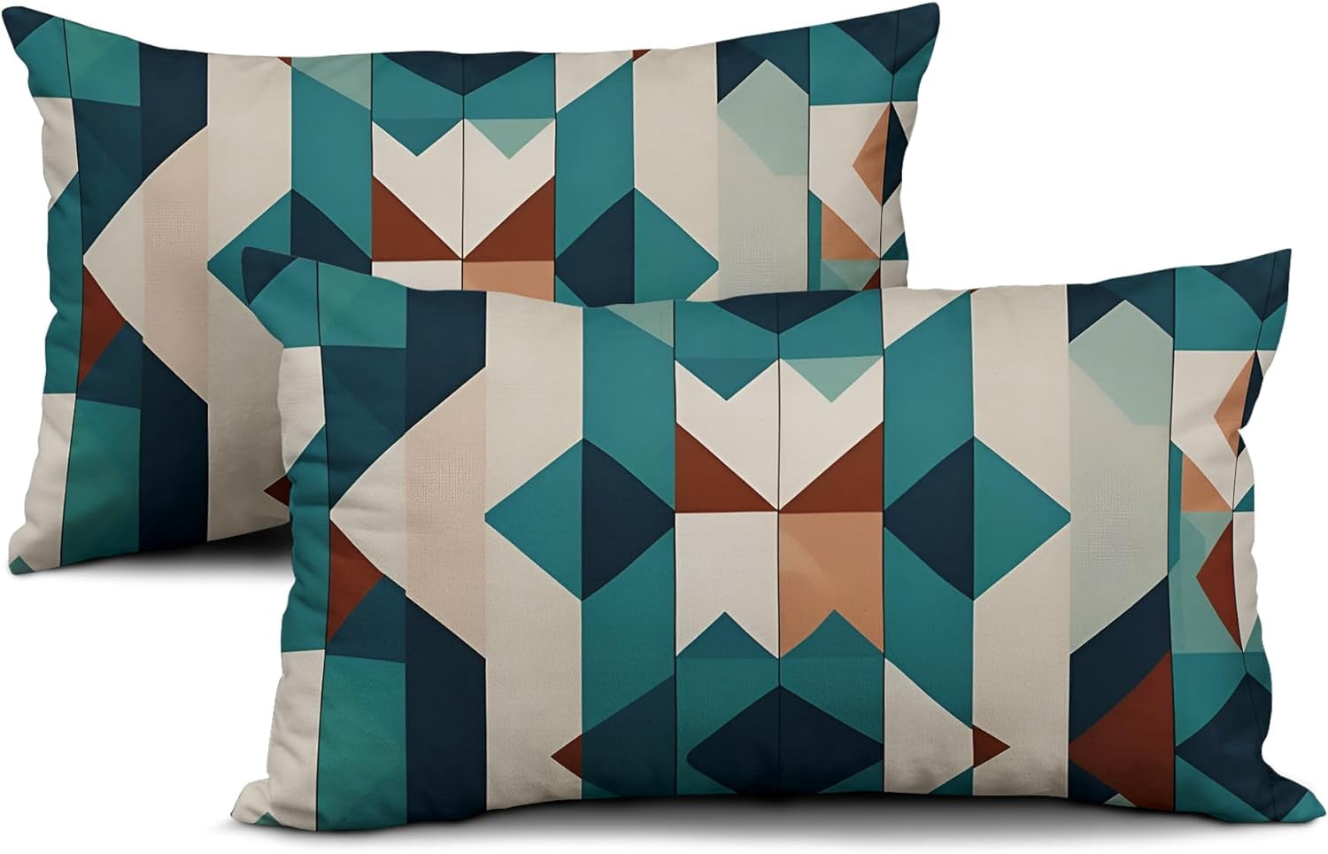 Boho Geometric Throw Pillow Cover - Geometry Throw Pillow Covers Set of ...