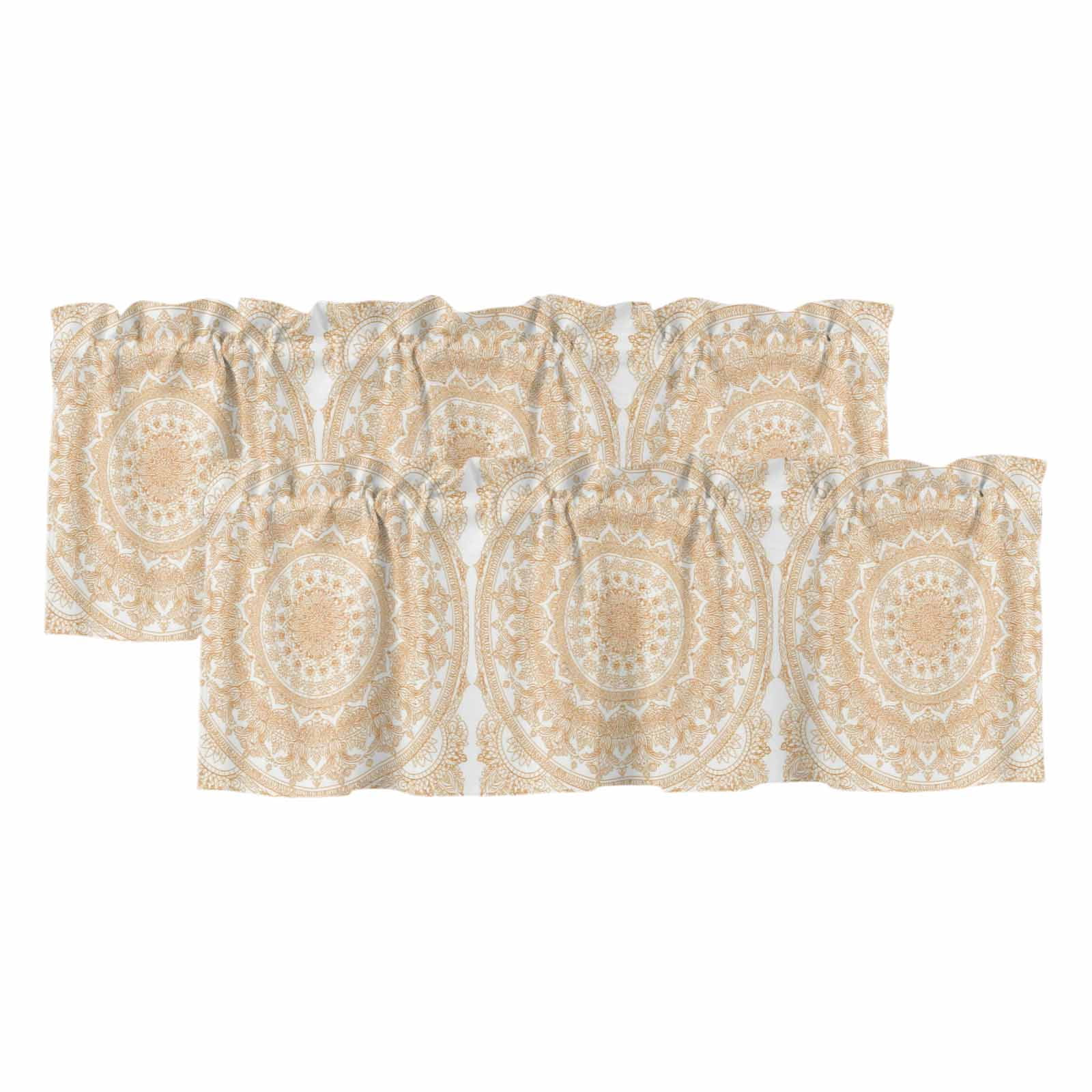 Boho Geometric Valances for Windows, Ethnic Bohemian Farmhouse Art ...