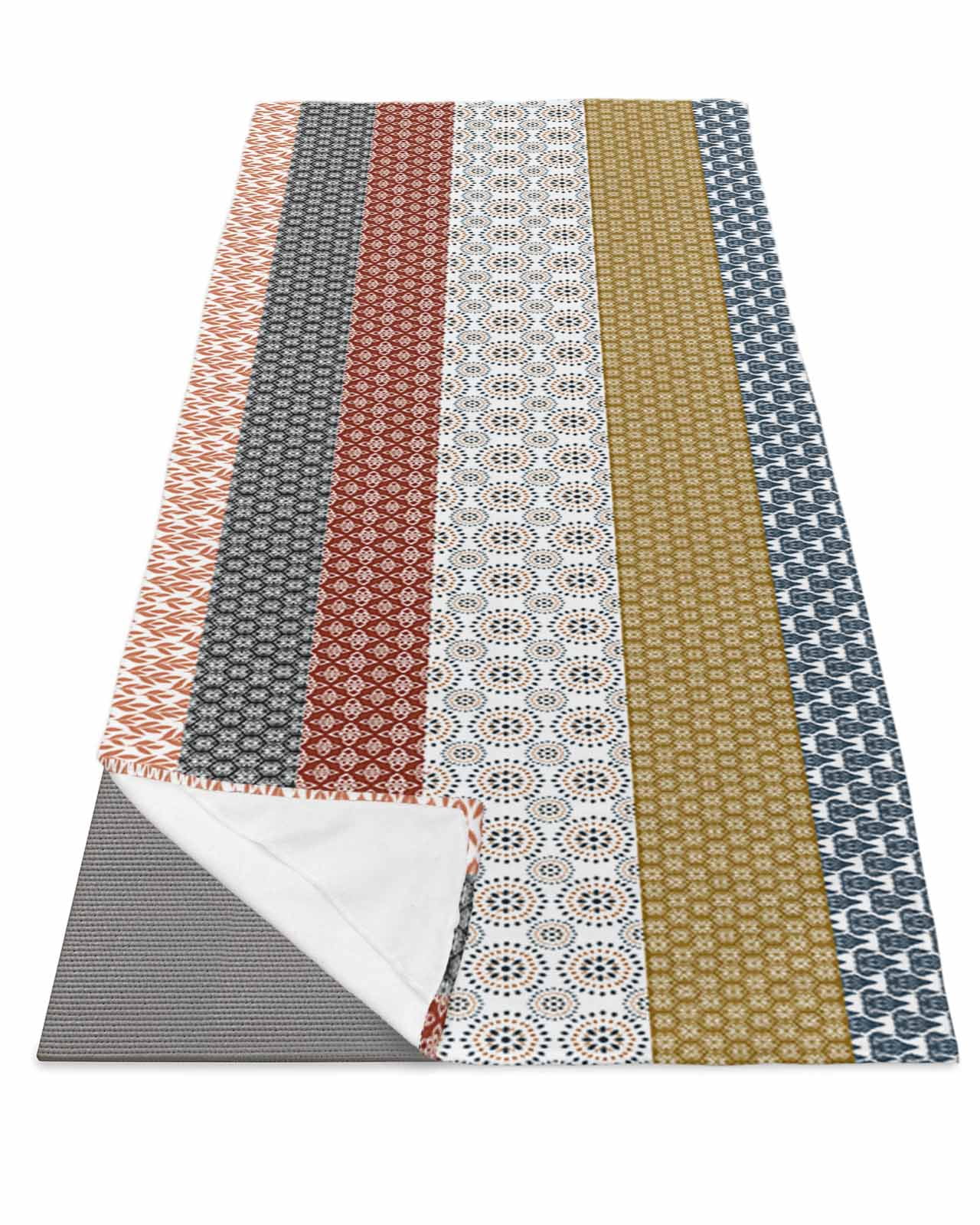 Boho Geometric Yoga Towel for Hot Yoga Non Slip, Bohemian Stripes Aztec ...