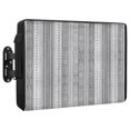 Boho Gray Outdoor TV Cover 52 to 55 Inch Stripes Abstract Geometric ...