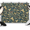 Boho Green Floral Backdrop for Photography,Fabric Photo Background ...