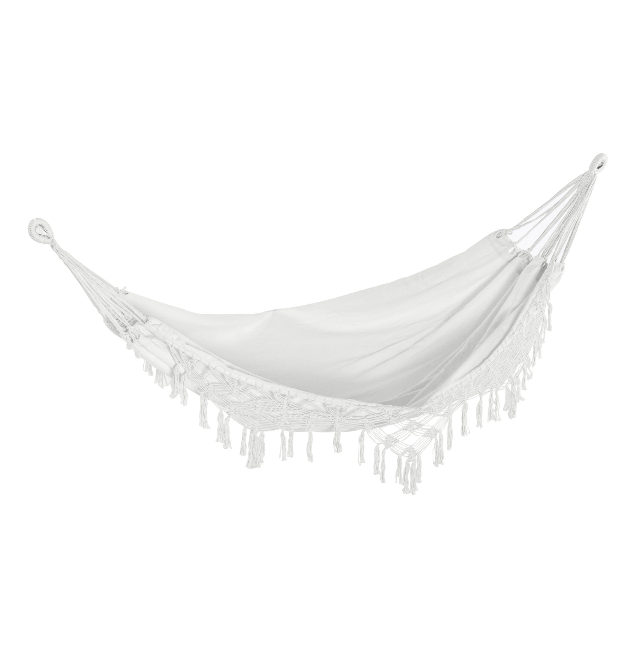 Boho Hammock Extra Large, Macrame Fringe, Indoor Outdoor Hanging Rope ...