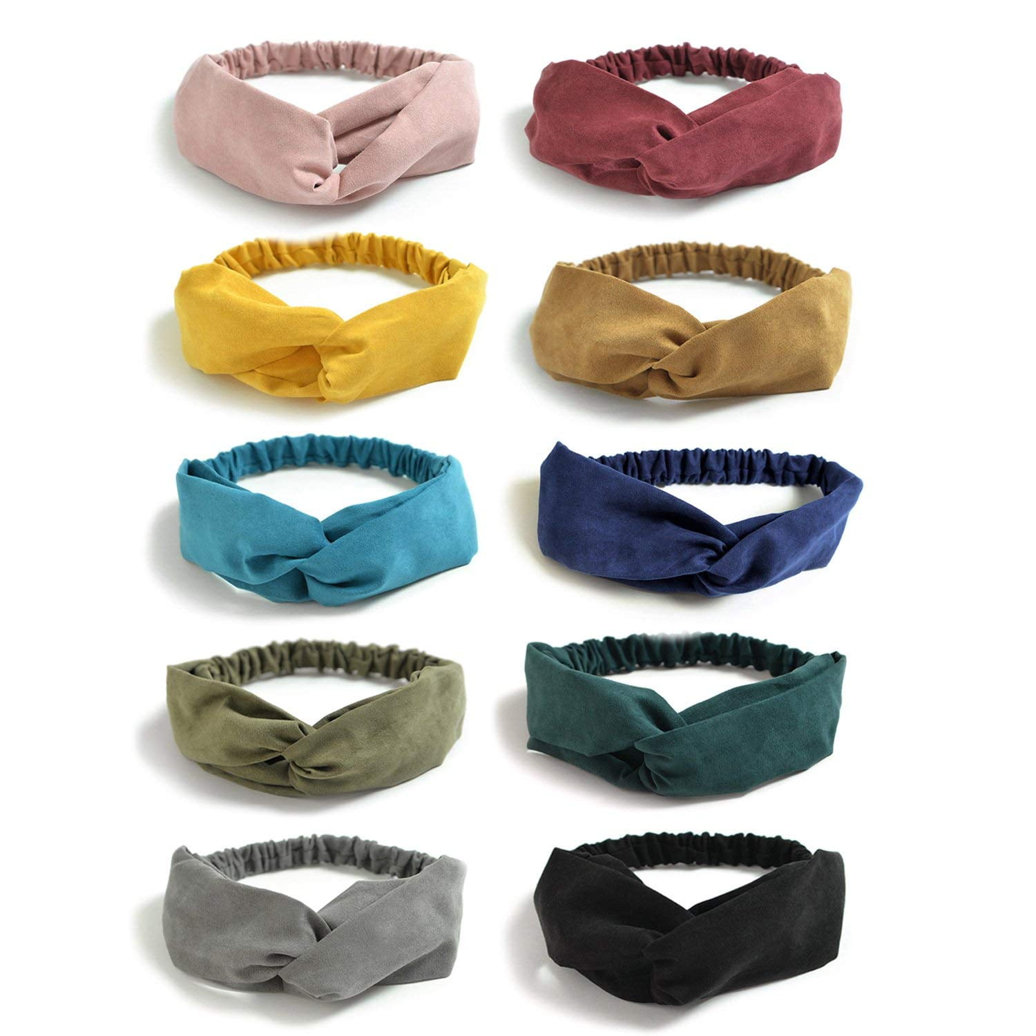 Boho Headbands For Women Coolmade 10 Pack Twist Knot Hair Wrap Hair