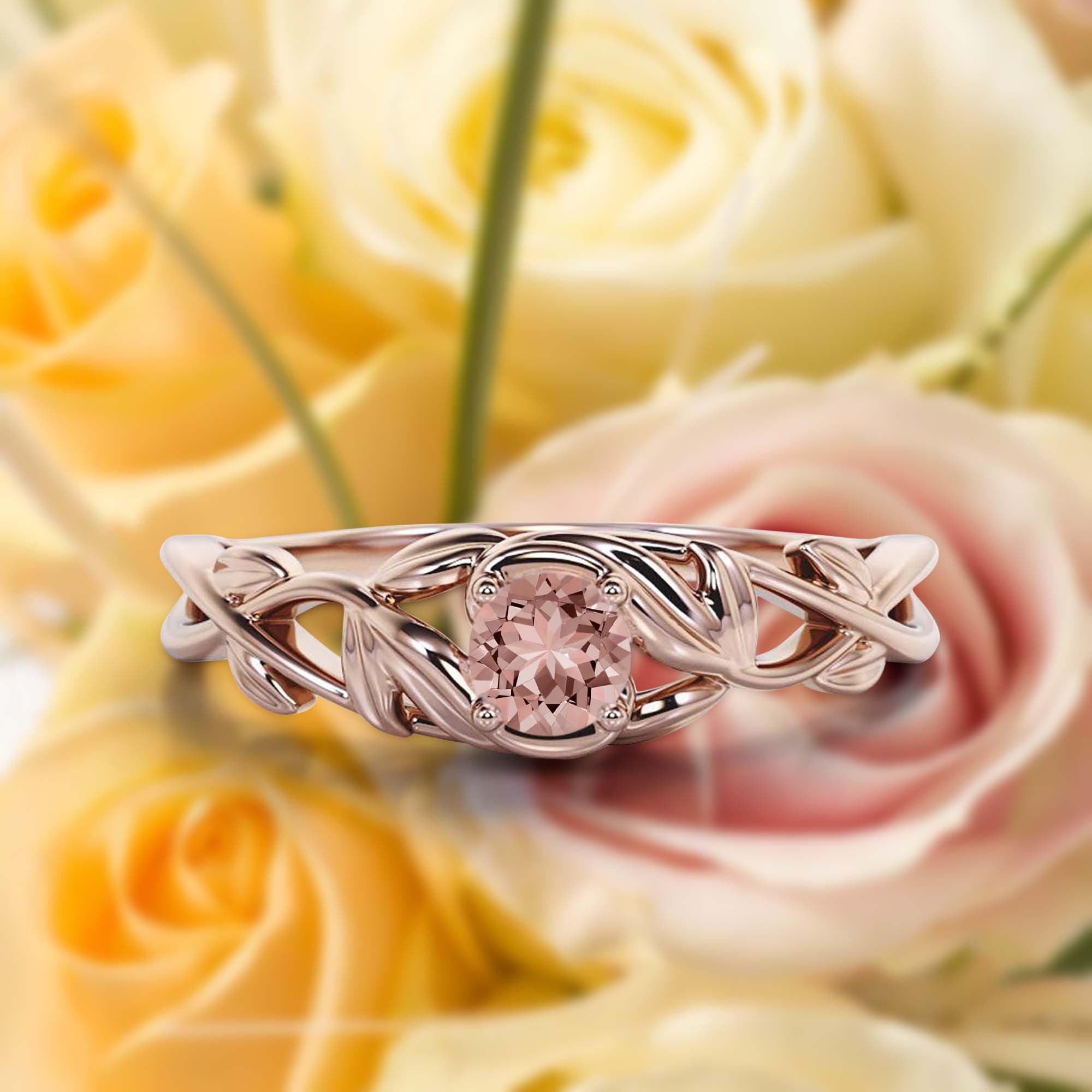 Rose inspired engagement rings store