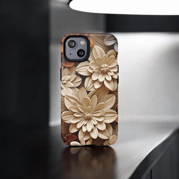 Boho Hippie Floral Flower Print Fresh iPhone 11 12 13 14 15 16 17 Pro ...