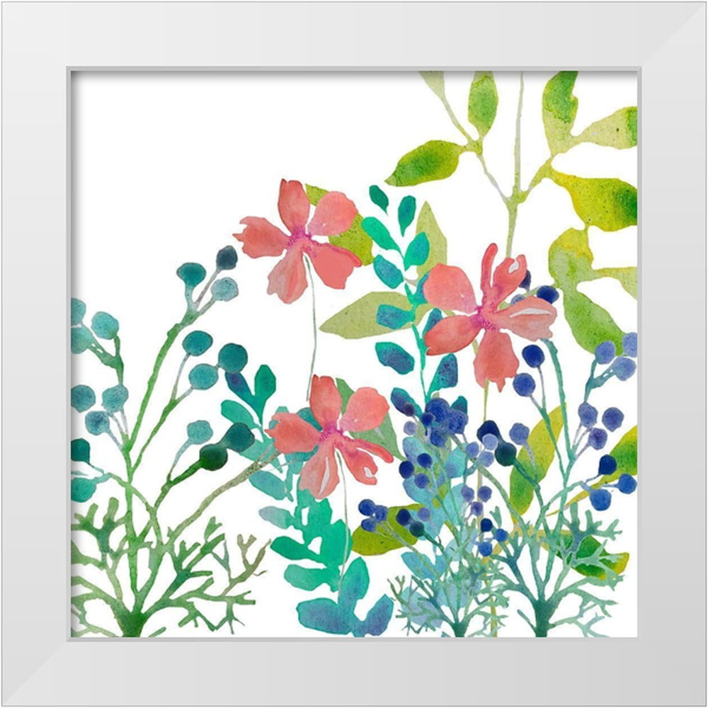 Boho Hue Studio 12x12 White Modern Wood Framed Museum Art Print Titled ...