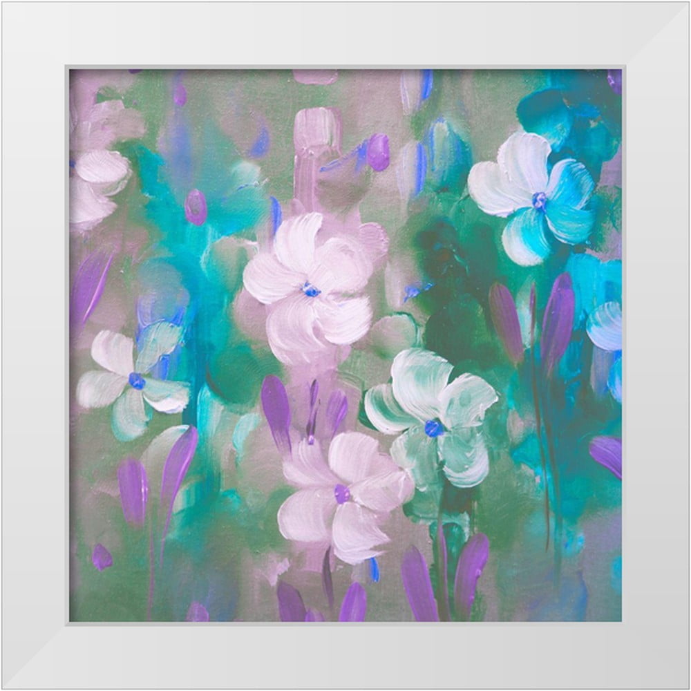 Boho Hue Studio 12x12 White Modern Wood Framed Museum Art Print Titled ...