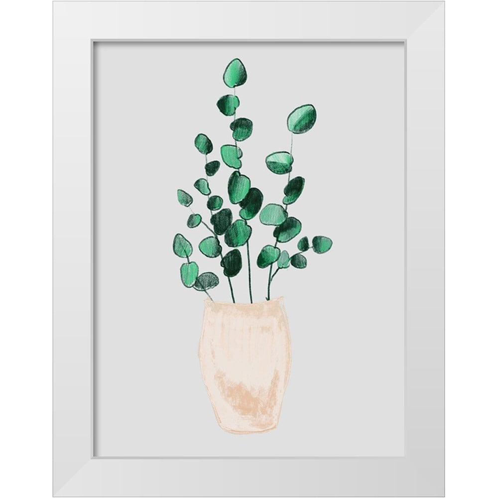 Boho Hue Studio 15x18 White Modern Wood Framed Museum Art Print Titled ...