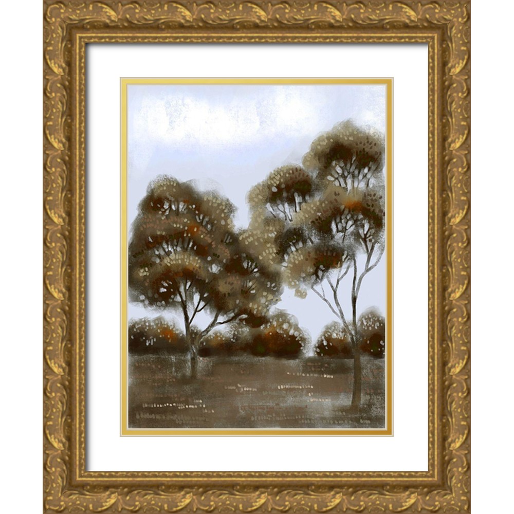 Boho Hue Studio 19x24 Gold Ornate Wood Framed with Double Matting ...
