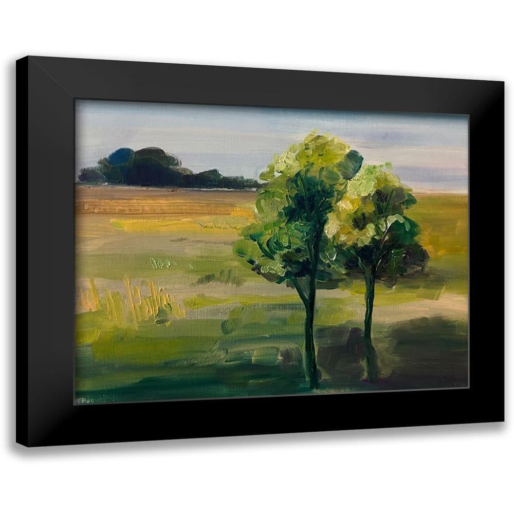 Boho Hue Studio 24x20 Black Modern Framed Museum Art Print Titled ...