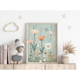 Boho Illustration Delicate Floral Childrens Pastel With Butterfly ...