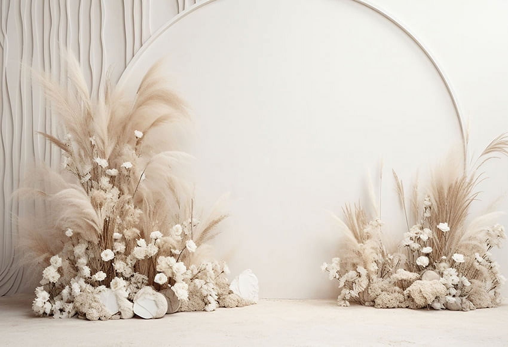 Boho Indoor Flowers Adult Birthday Party Wedding Maternity Portrait r ...