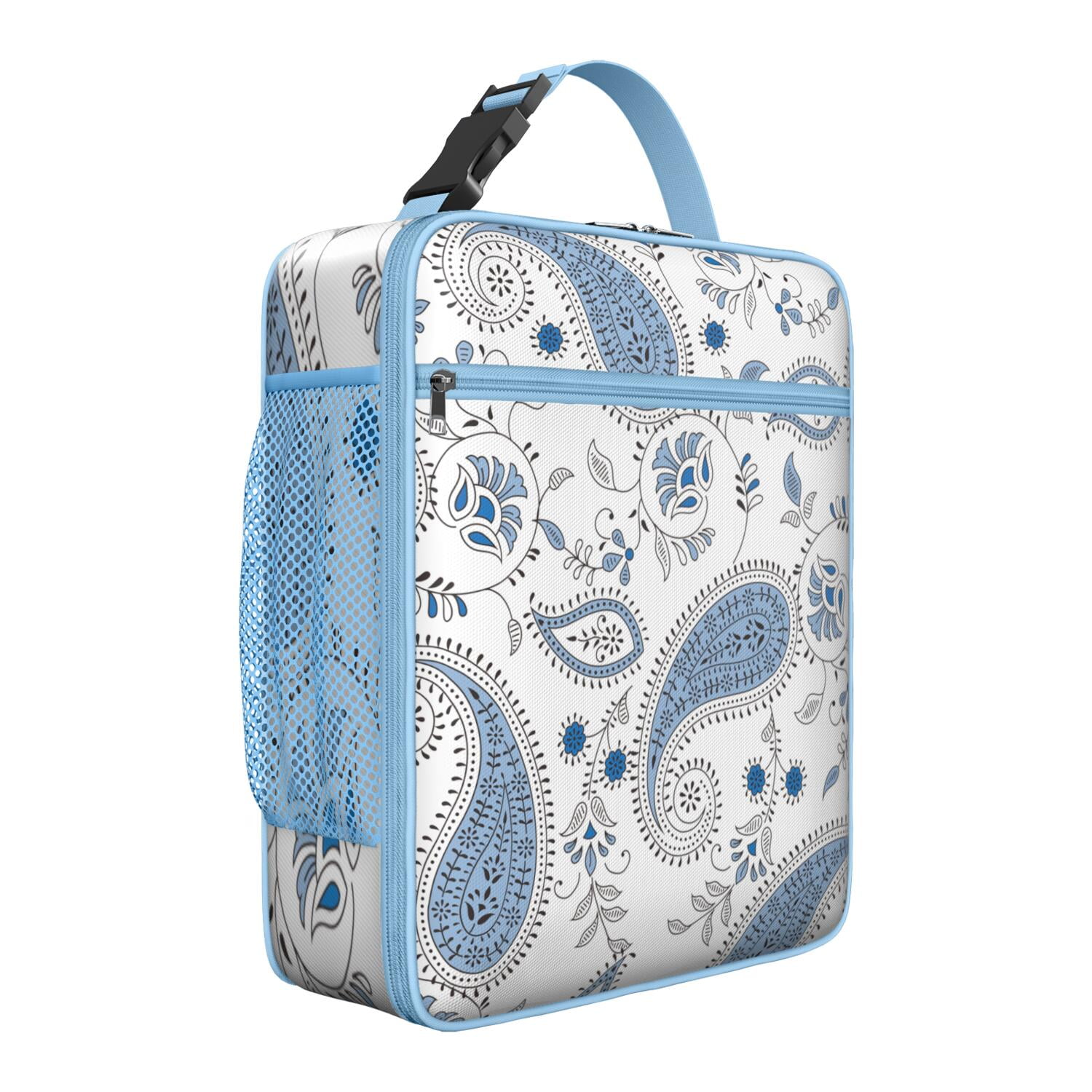 Boho Inspired Insulated Carrier, Soft Lunch Box with Secure Closure ...