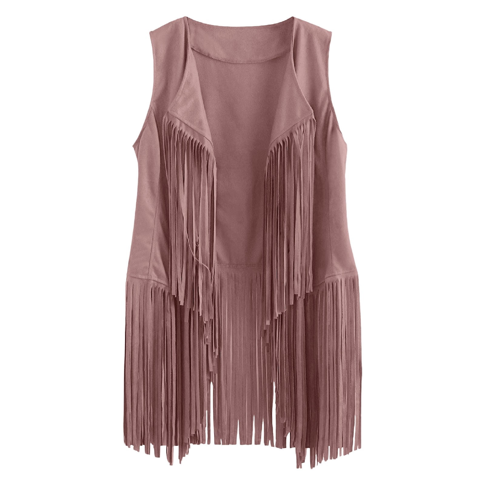 Boho Jacket, Yigetop Women Casual Tassel Vest Sleeveless Open Front ...