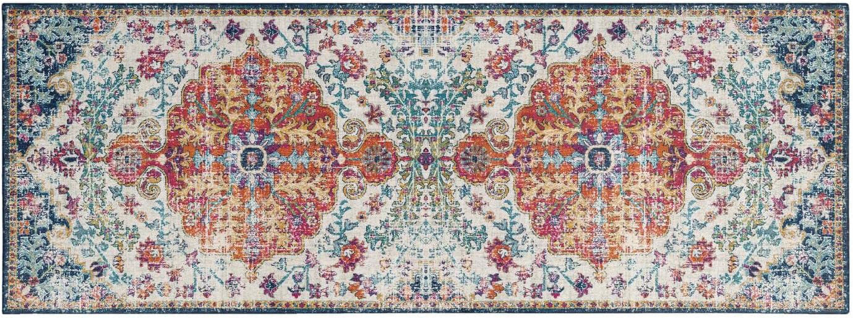 Boho Kitchen Decor Rug, Farmhouse Style Kitchen Mats for Sink, Bohemian ...