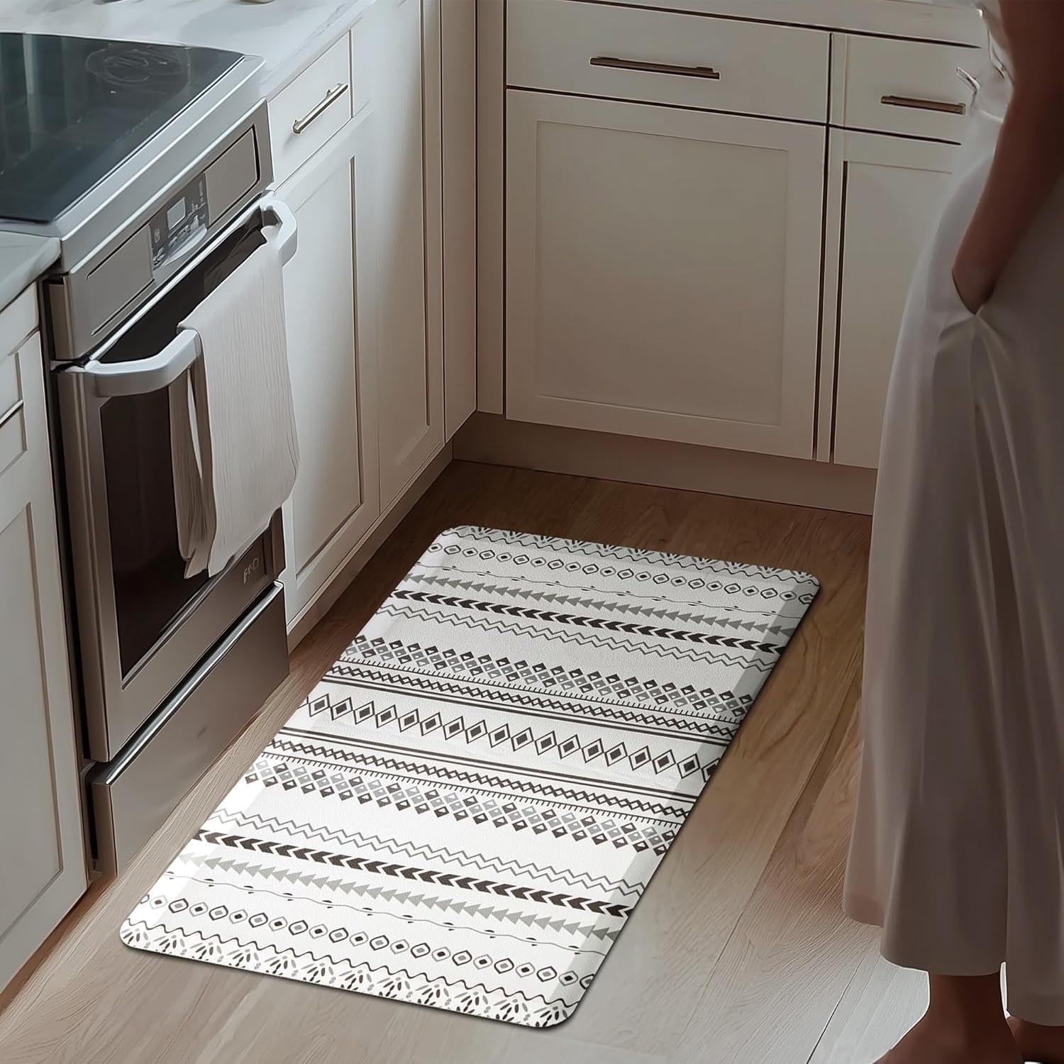 Boho Kitchen Mats for Floor, Anti Fatigue Mats for Kitchen Floor, Non ...