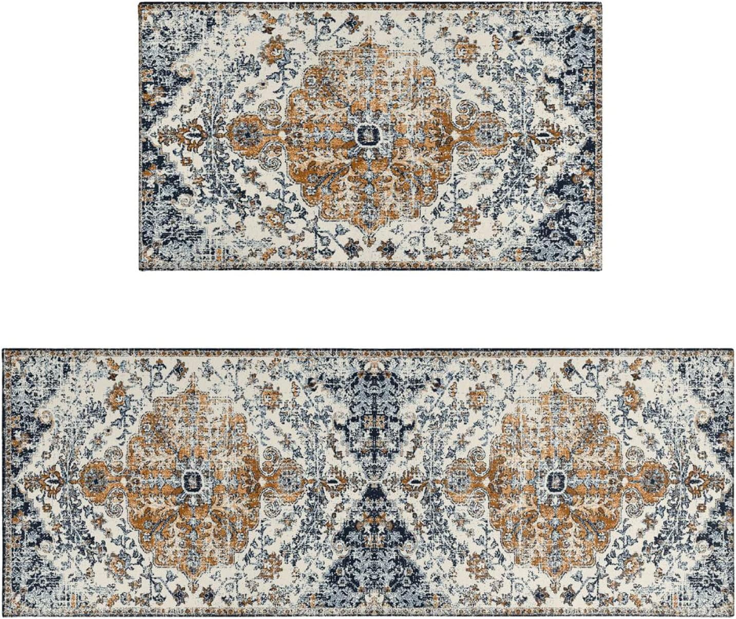 Boho Kitchen Rug Mat Country Rustic Kitchen Rugs Farmhouse Style ...