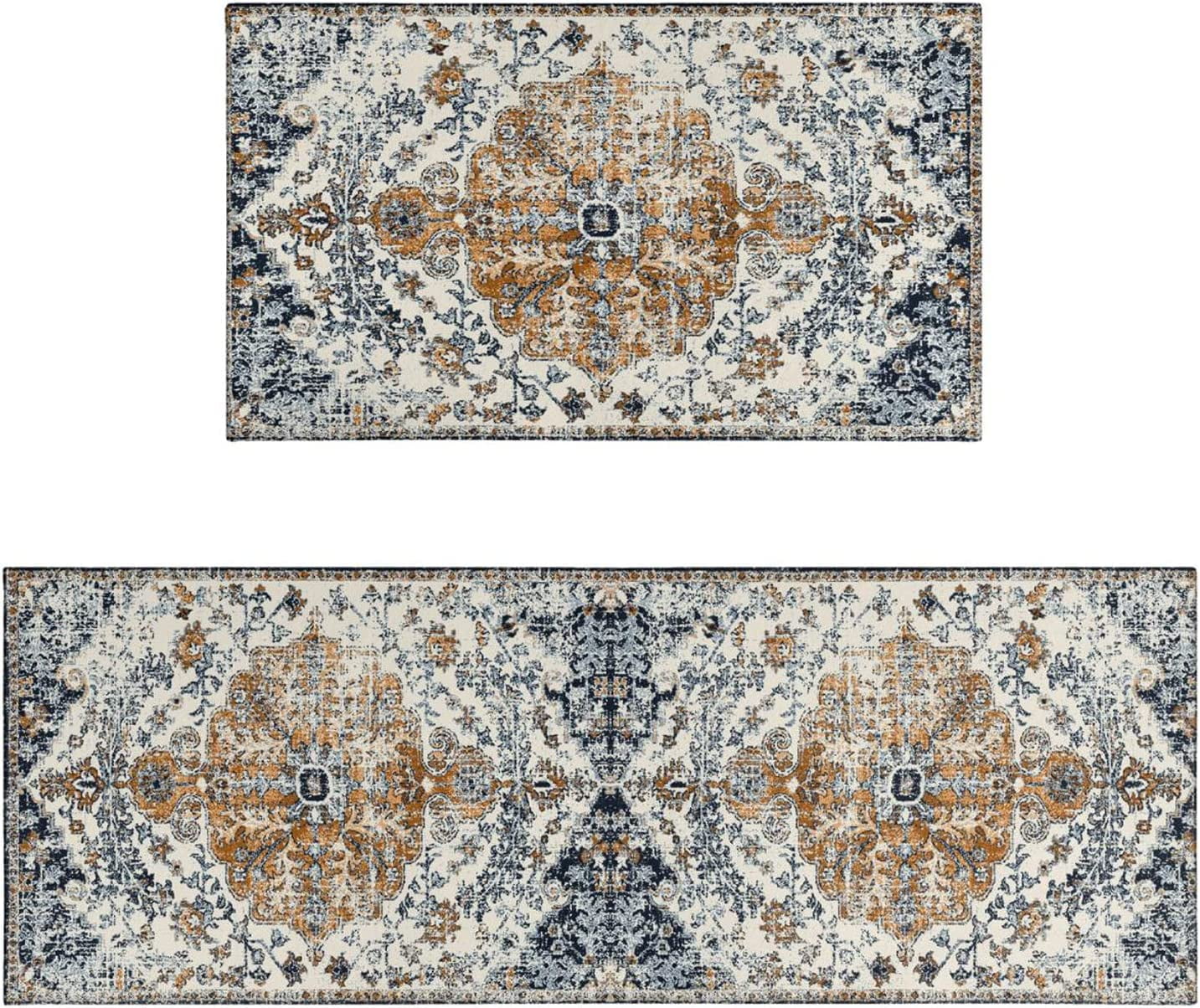 Boho Kitchen Rug Mat Country Rustic Kitchen Rugs Farmhouse Style ...