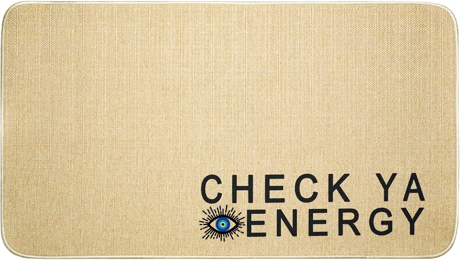 Boho Kitchen Rug Mat Set of 2 Washable Non-Slip Bohemian Brown Ethnic ...