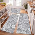 Boho Kitchen Rug Mat Sets 3 Piece, Farmhouse Non Slip Kitchen Rug ...