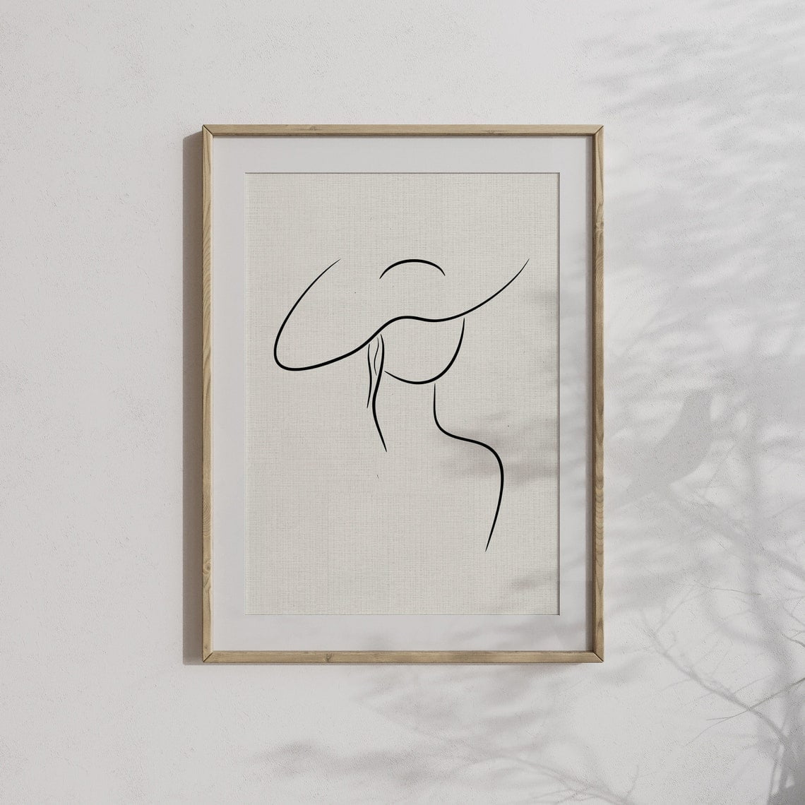 Boho Line Art, Boho Girl Print, Minimalist Line Art, Figure Line ...