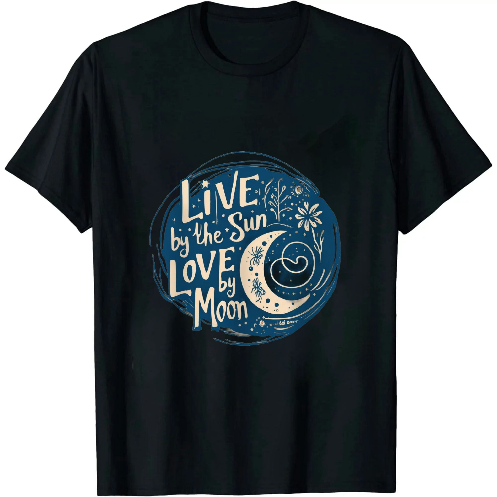 Boho Live by the Sun Love by the Moon T-Shirt - Walmart.com