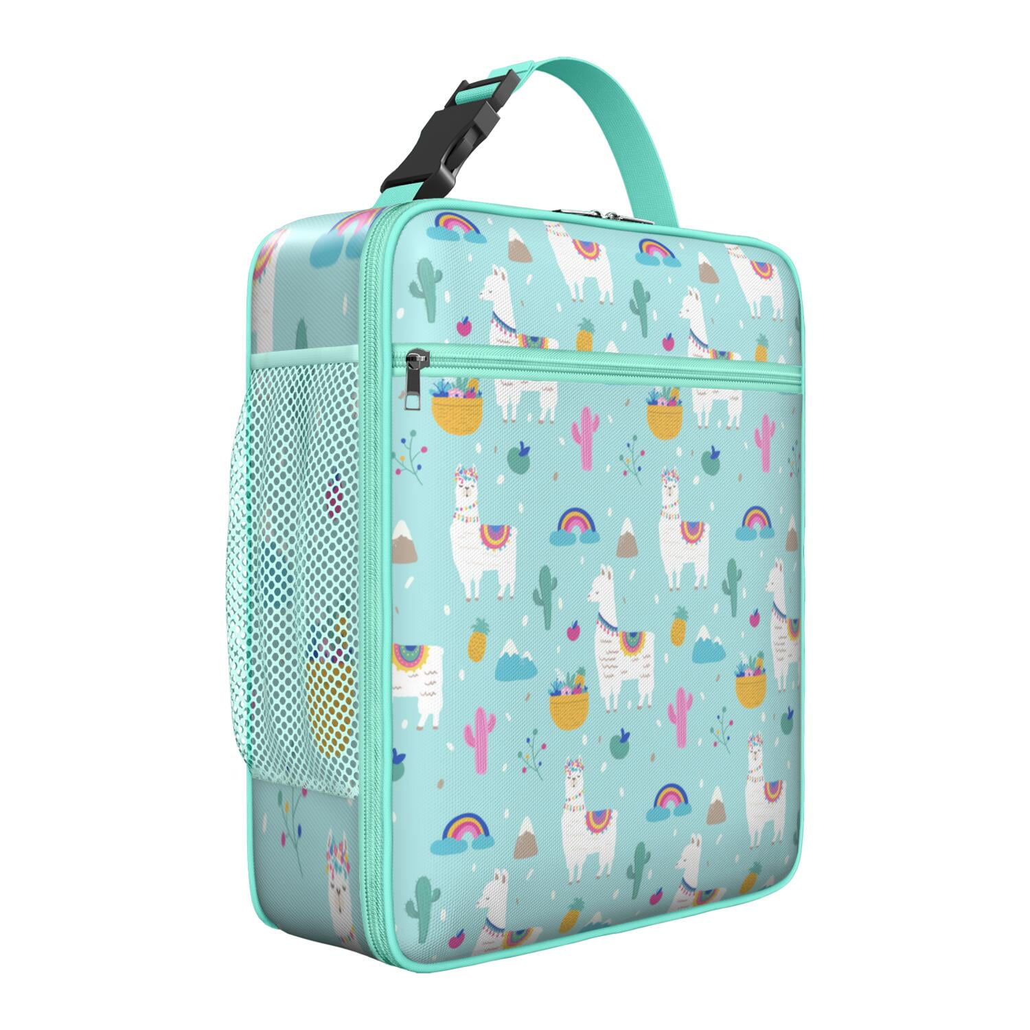 Boho Llama Lunch Bag, Cute Baby Llama with Minimalist Design and Nature ...