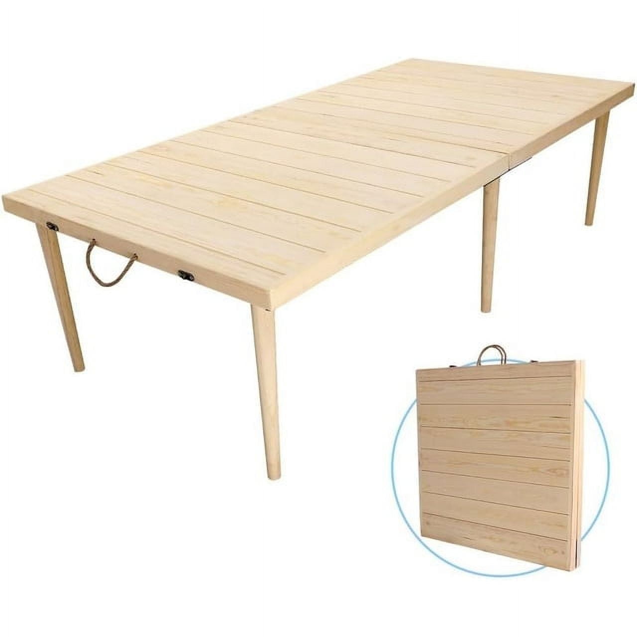 SRYBLT Boho Low Picnic Table 60 * 30 inch,Folding Table for Outdoor ...