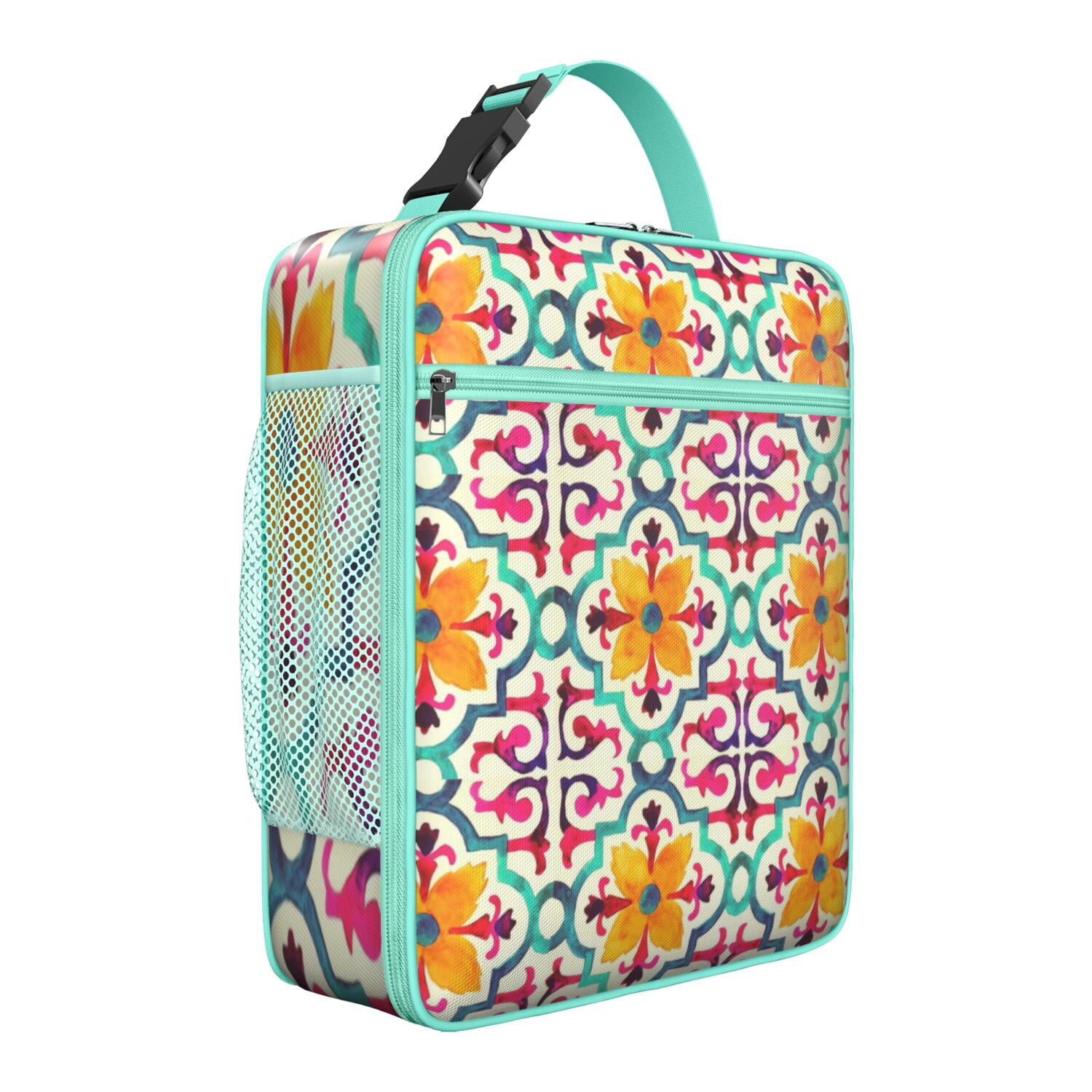 Boho Lunch Box for Men – Reusable Insulated Small Lunch Bag with ...