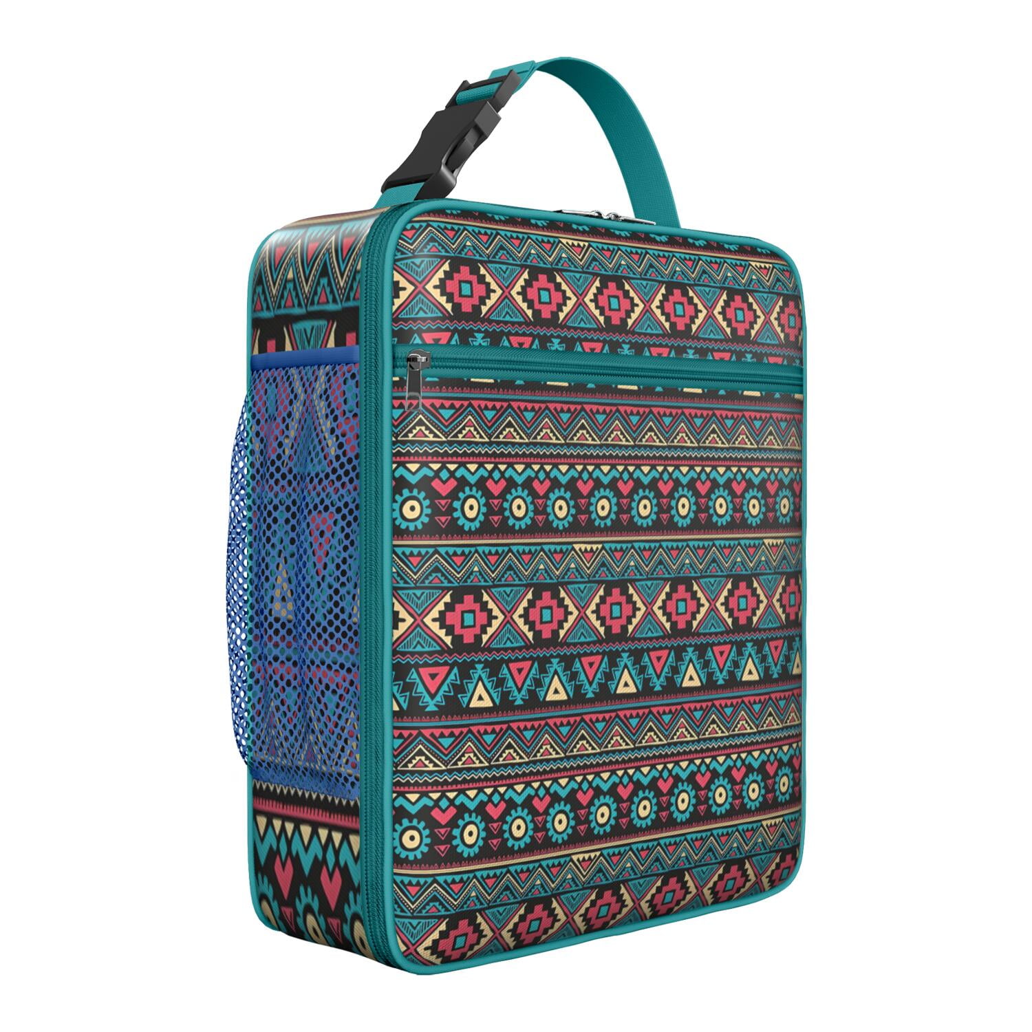Boho Lunch Box for Men – Reusable Insulated Small Lunch Bag with ...