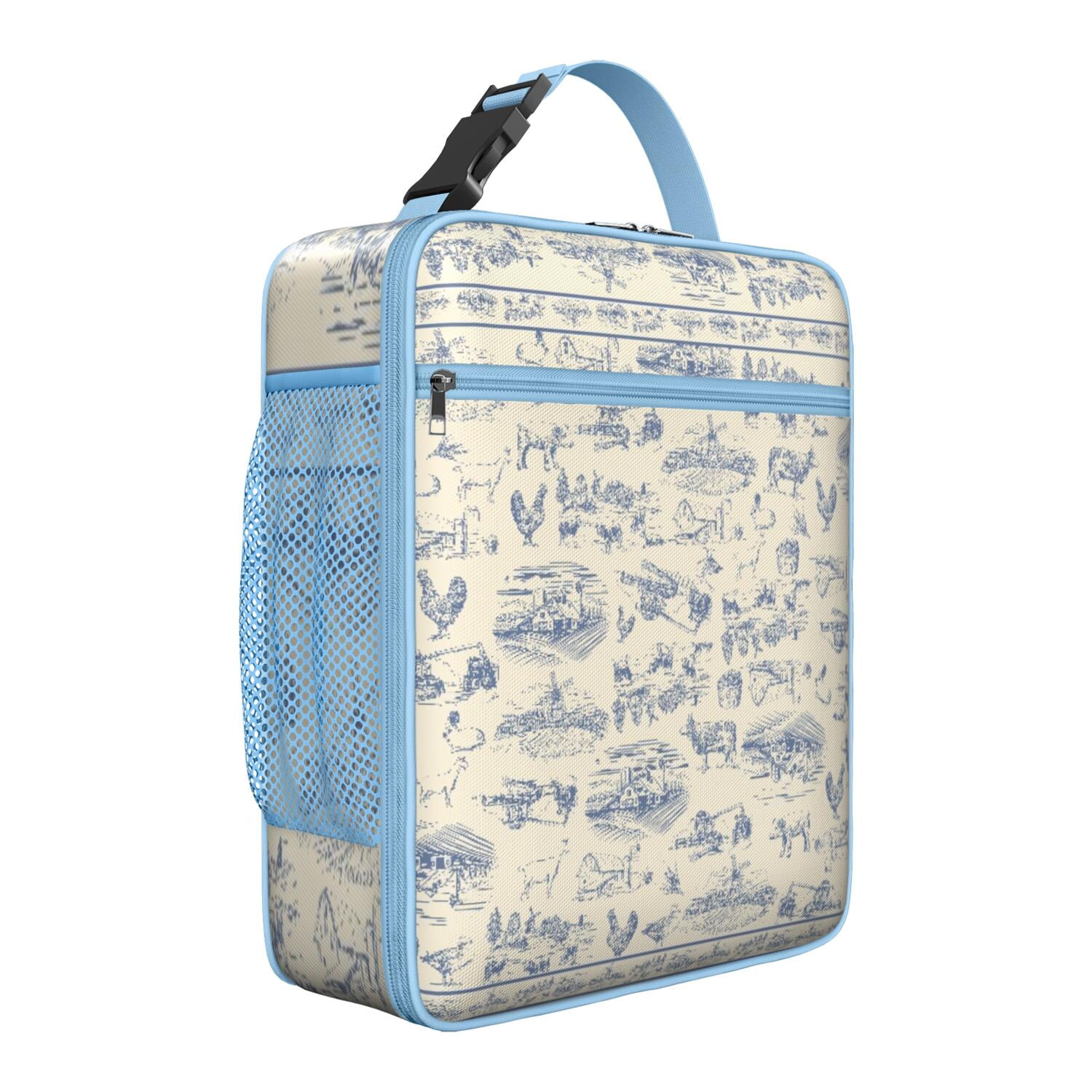 Boho Lunch Box for Men – Reusable Insulated Small Lunch Bag with ...