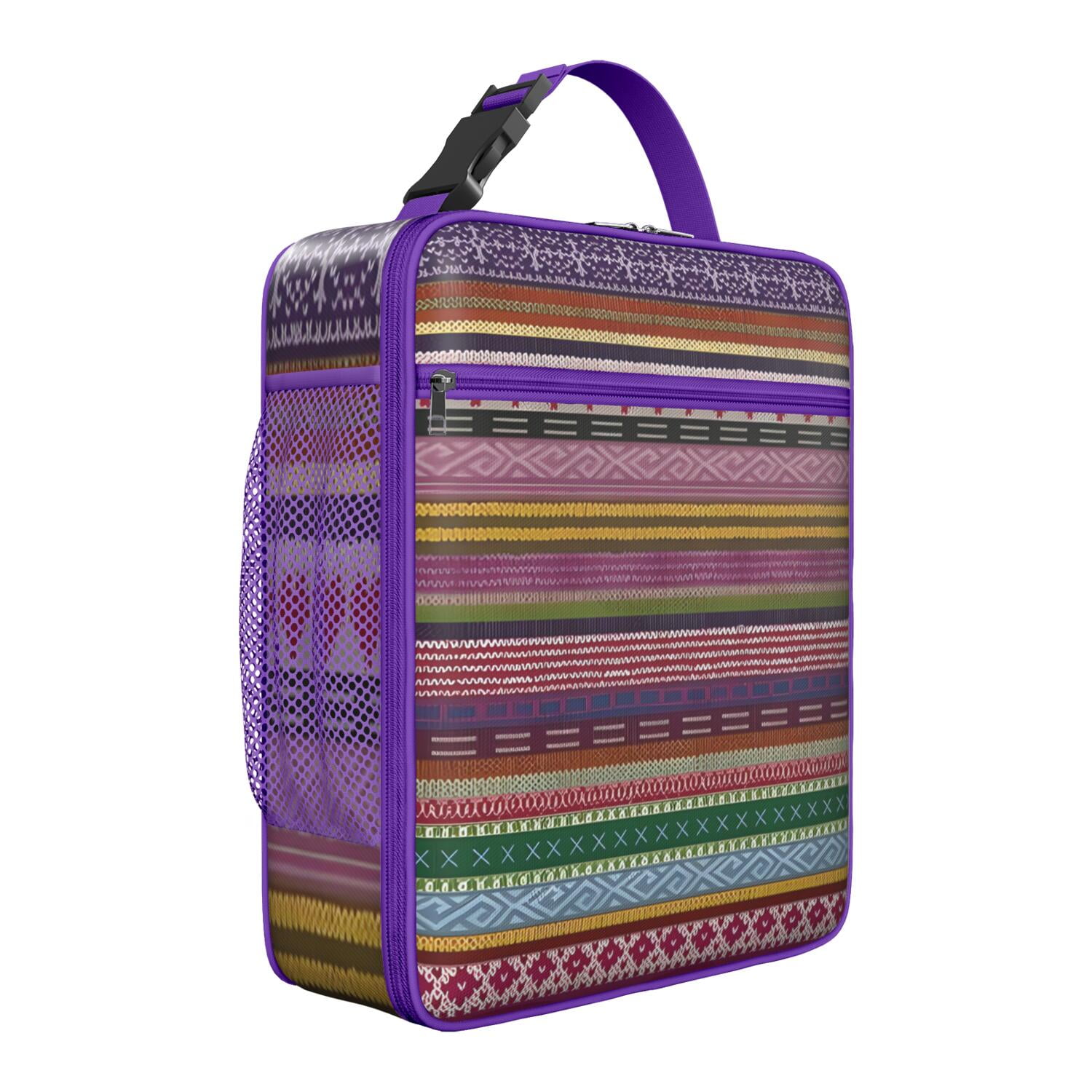 Boho Lunch Box for Men – Reusable Insulated Small Lunch Bag with ...