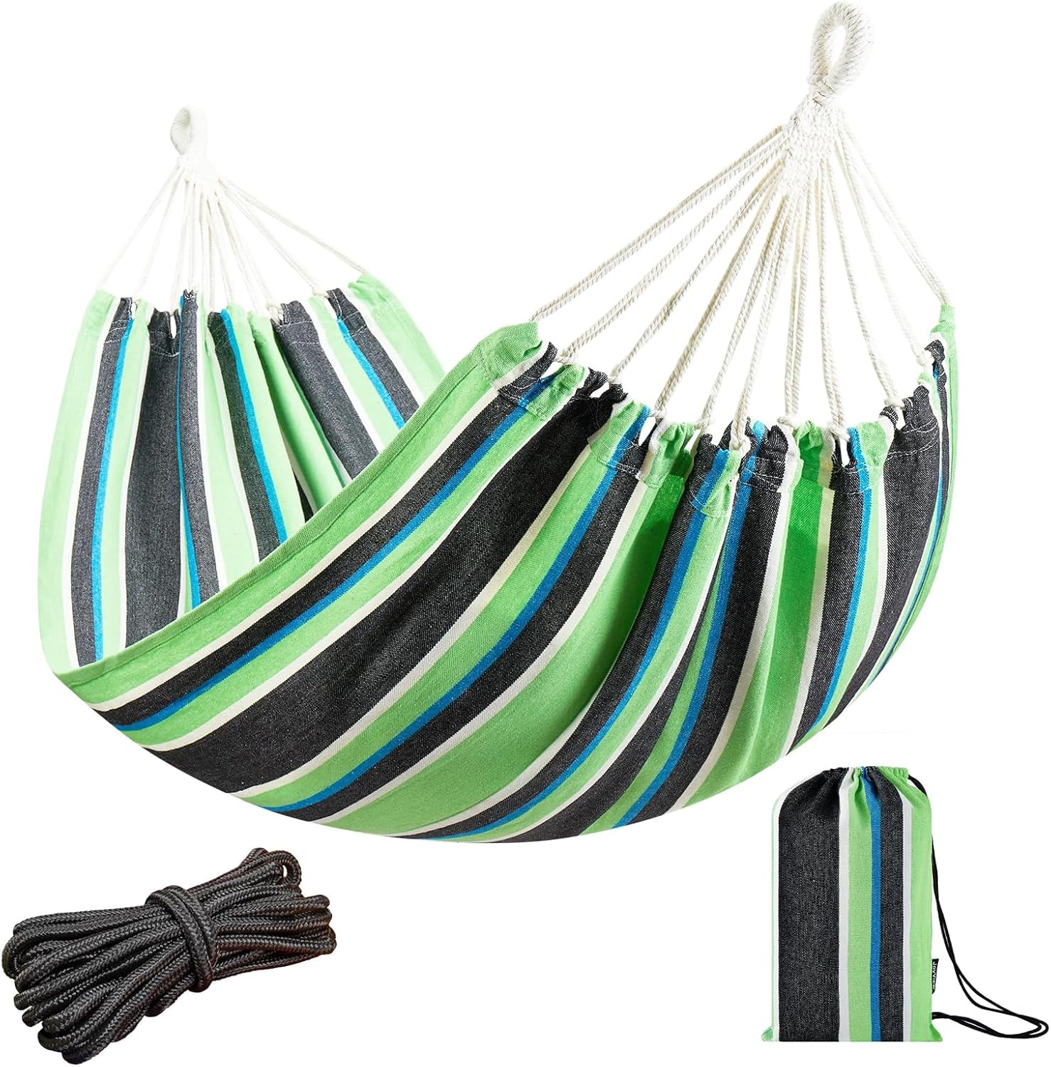 Boho Macrame Single Hammock with Hanging Ropes & Elegant Tassels 78 ...