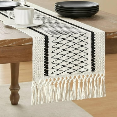Table Runners 72 Inches Long for Home Decor, Boho Farmhouse Spring ...