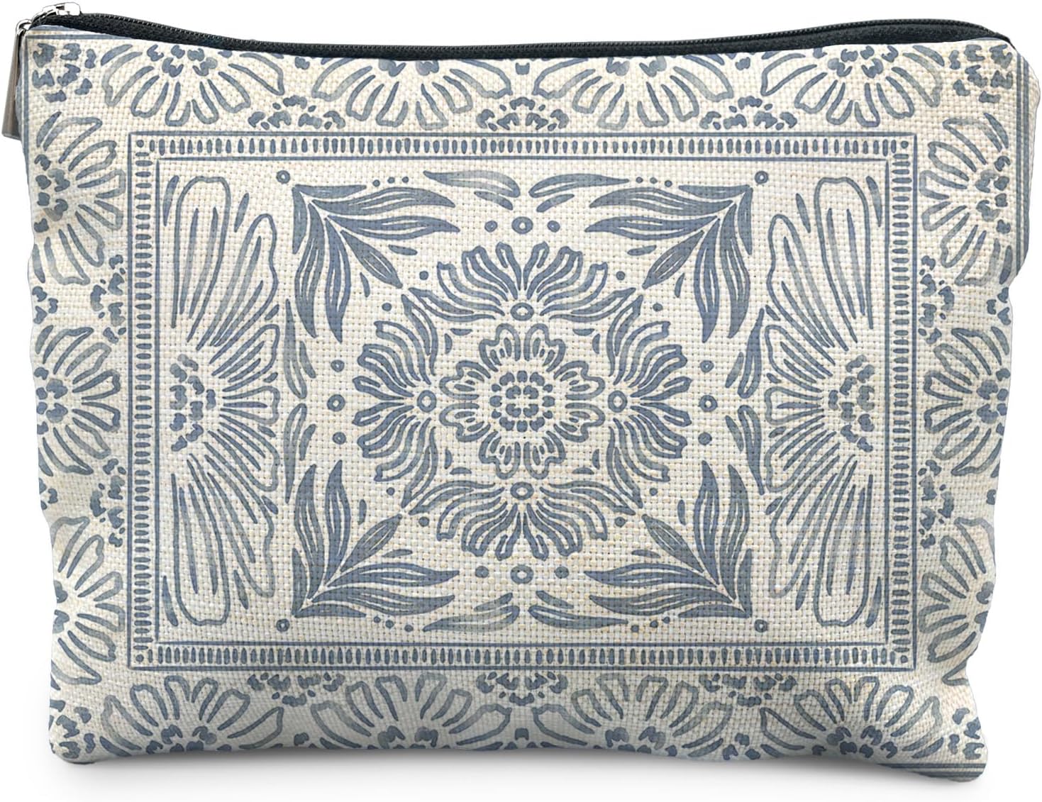 Boho Makeup Bag Gifts for Women, Sunset Leaf Aesthetic Makeup Pouch ...