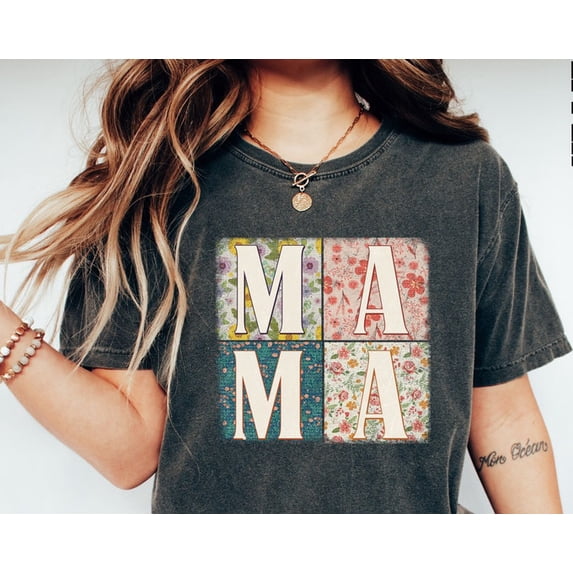 Boho Mama Shirt, Mothers Day , Mama, Cool Mom Shirt, Floral Mom Shirt ...