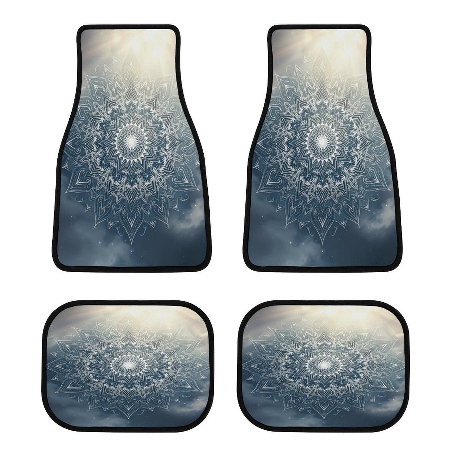 Boho Mandala Car Floor Mats 4 Pieces Car Floor Mats Full Set, All ...